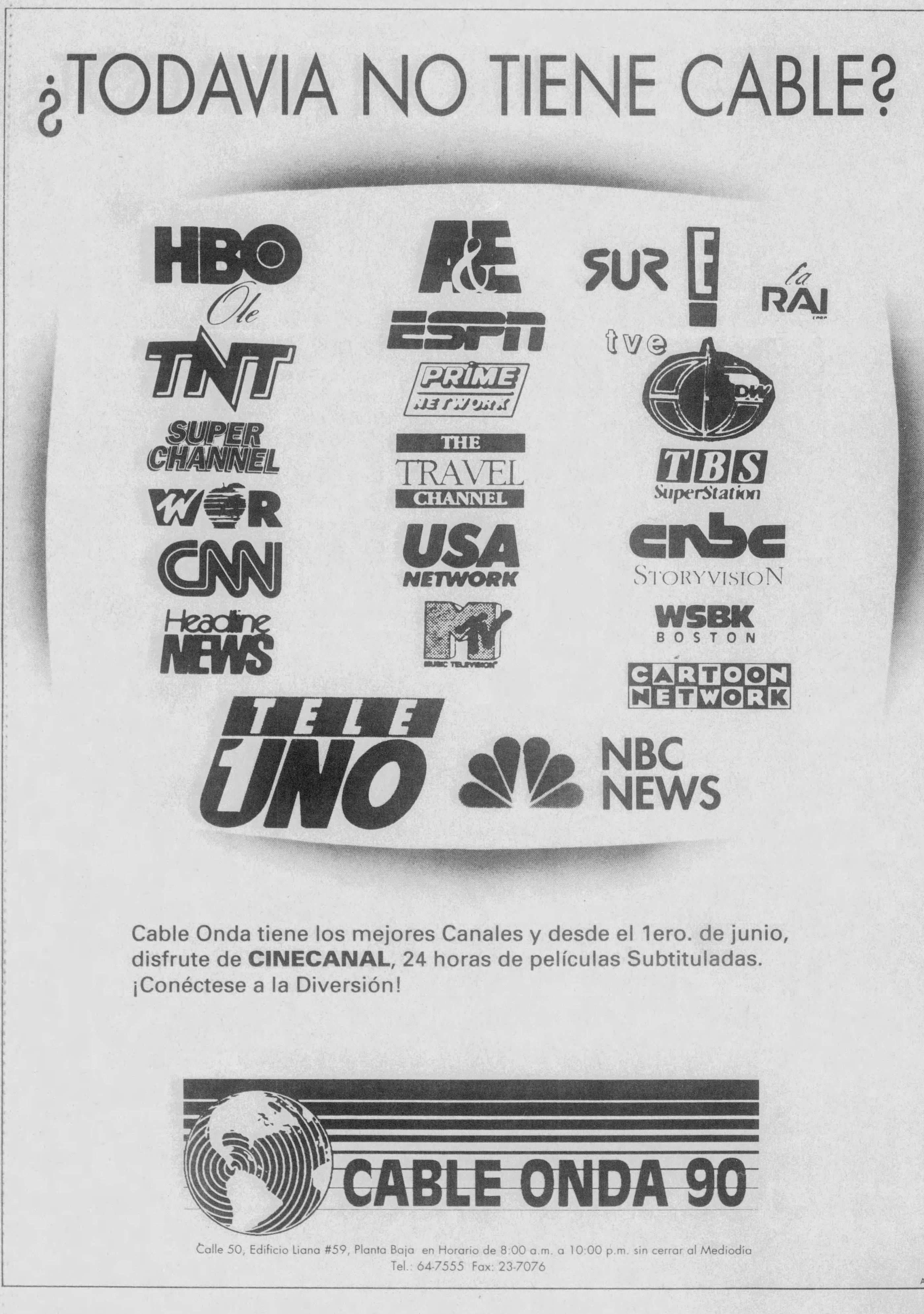 Publicidad de cable onda 90 - Cableoperadores - ForoMedios - Foro de ...